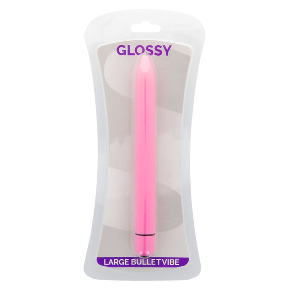 GLOSSY slim vibrator deep rose | Long