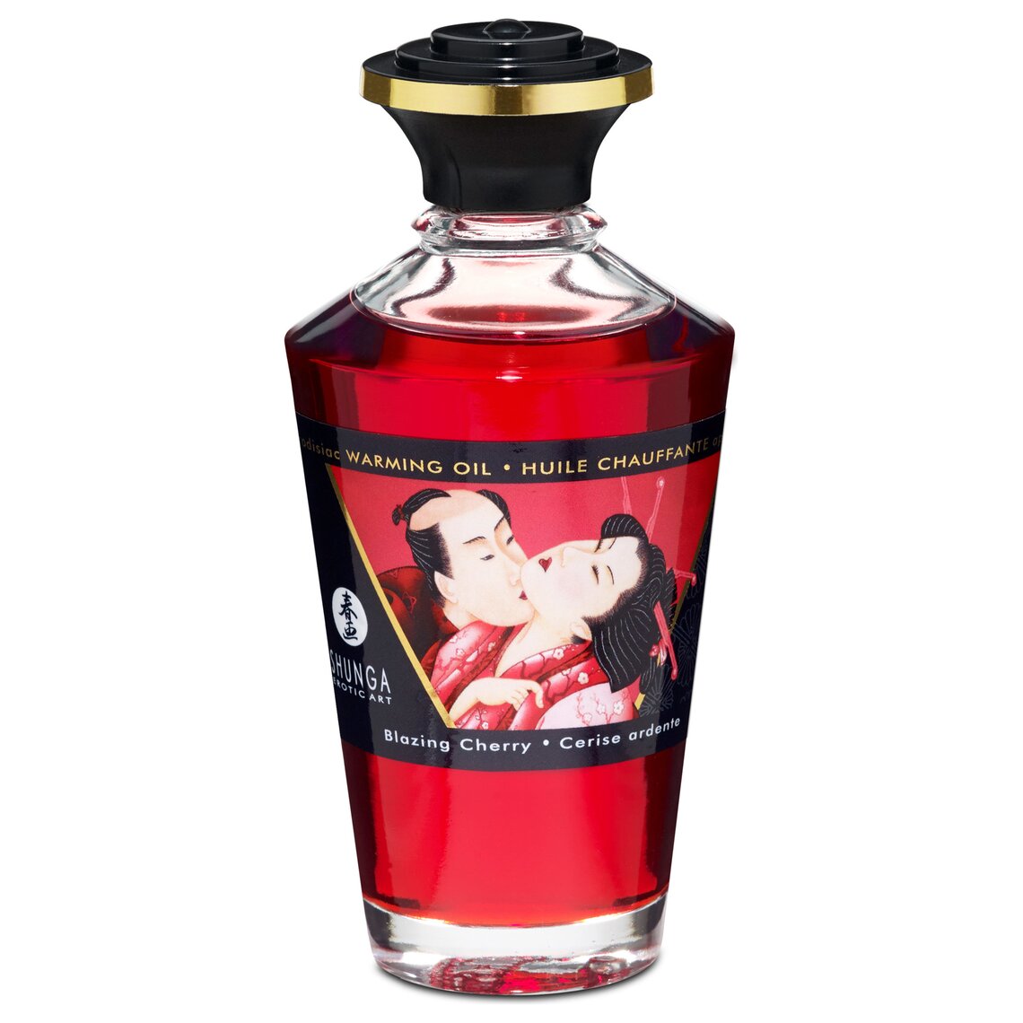 SHUNGA Aphrodisiac Warming oil blazing cherry 100 ml